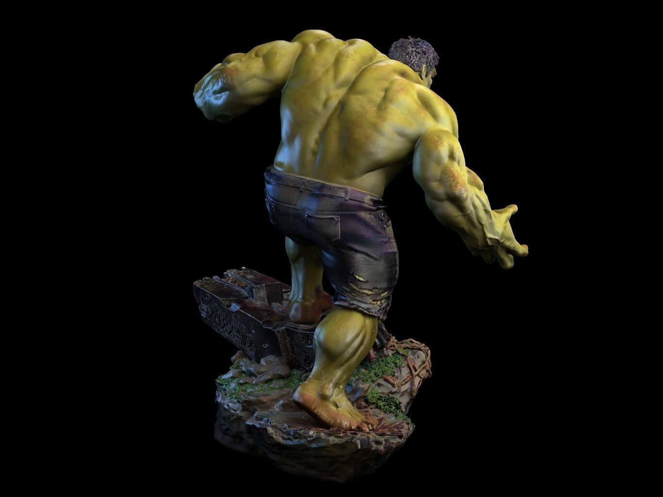 Hulk Statues - 3D Model by 3DPrintingDesigner