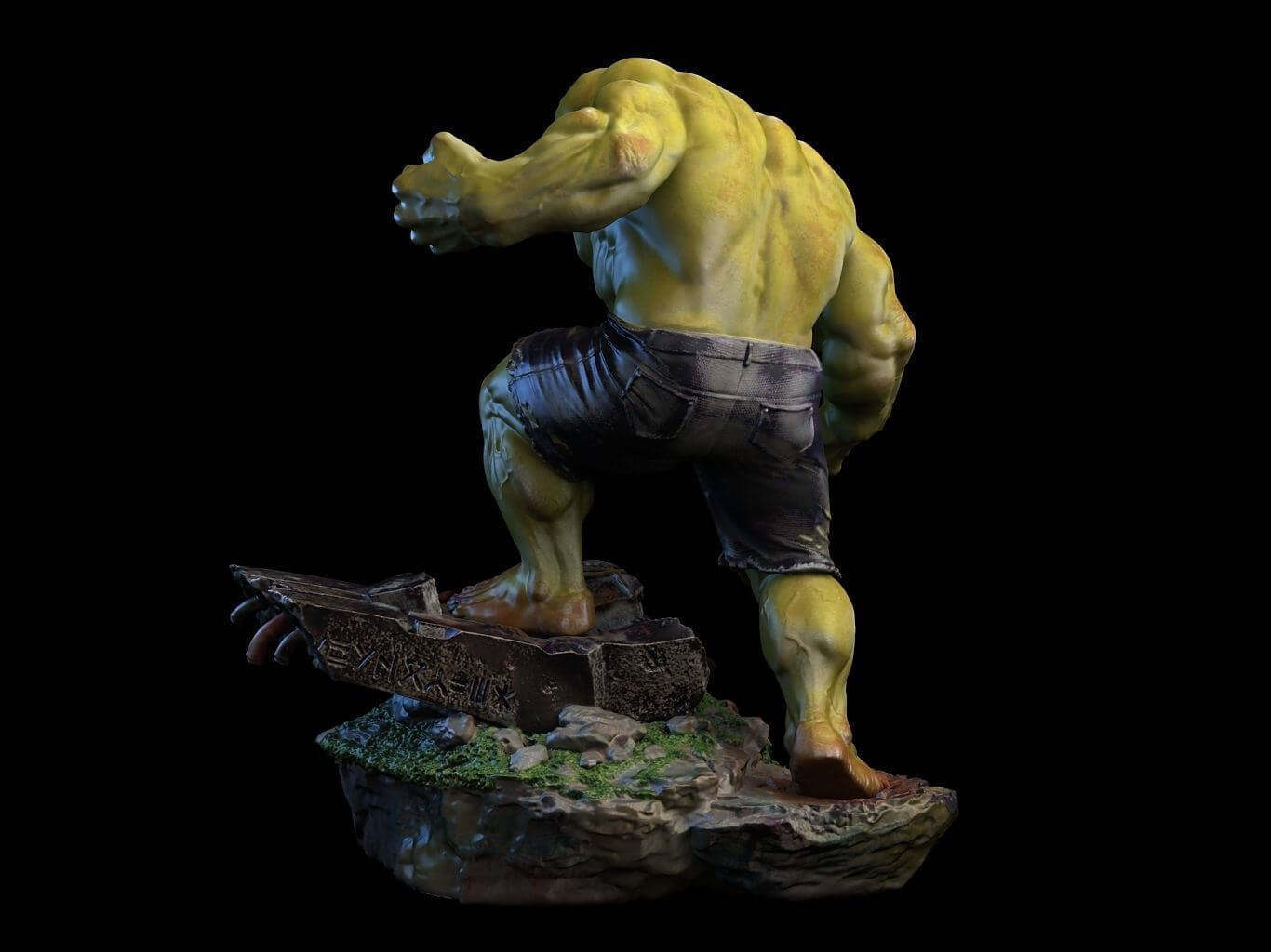 Hulk Statues - 3D Model by 3DPrintingDesigner