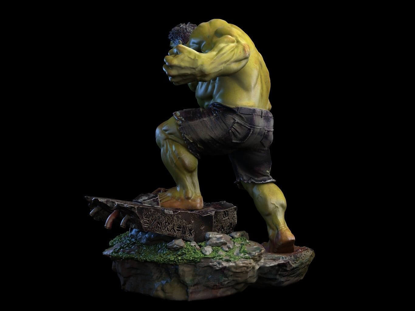 Hulk Statues - 3D Model by 3DPrintingDesigner