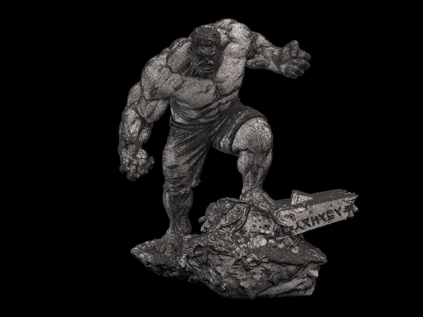 Hulk Statues - 3D Model by 3DPrintingDesigner
