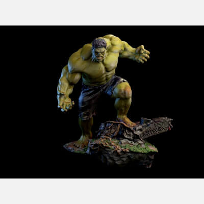 Hulk Statues - 3D Model by 3DPrintingDesigner
