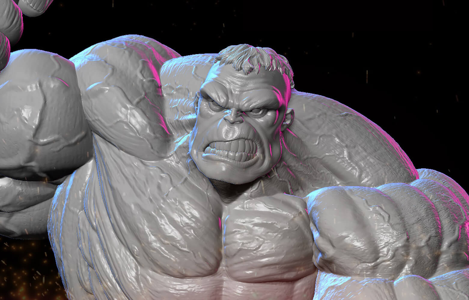 Hulk Vs Juggernaut - 3D Print Model by 3DPrintingDesigner