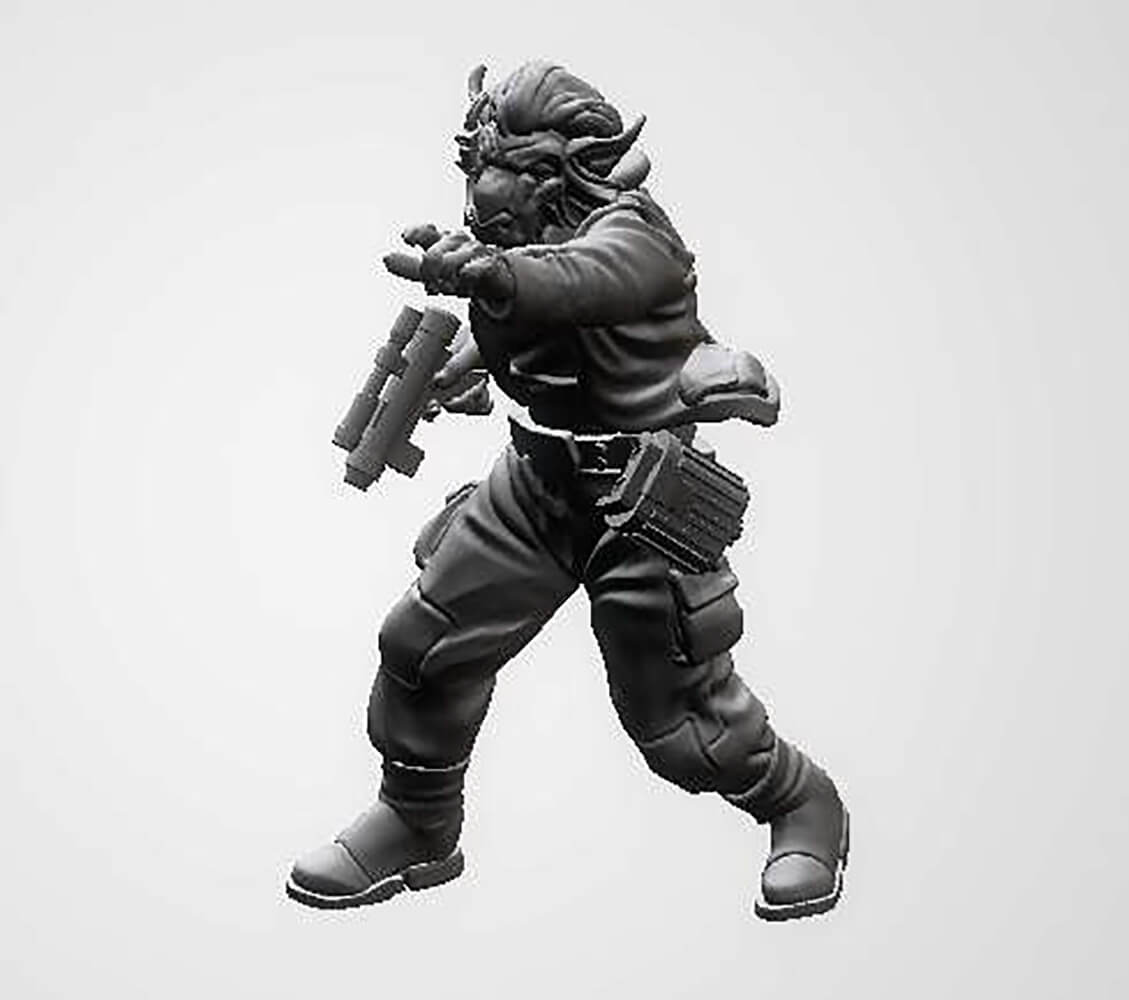 Insurgent Field Commander - 3D Print Model by 3DPrintingDesigner