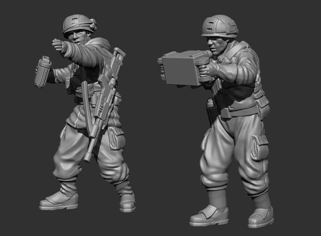 Insurgent Ordnance Operators - 3D Print Model by 3DPrintingDesigner