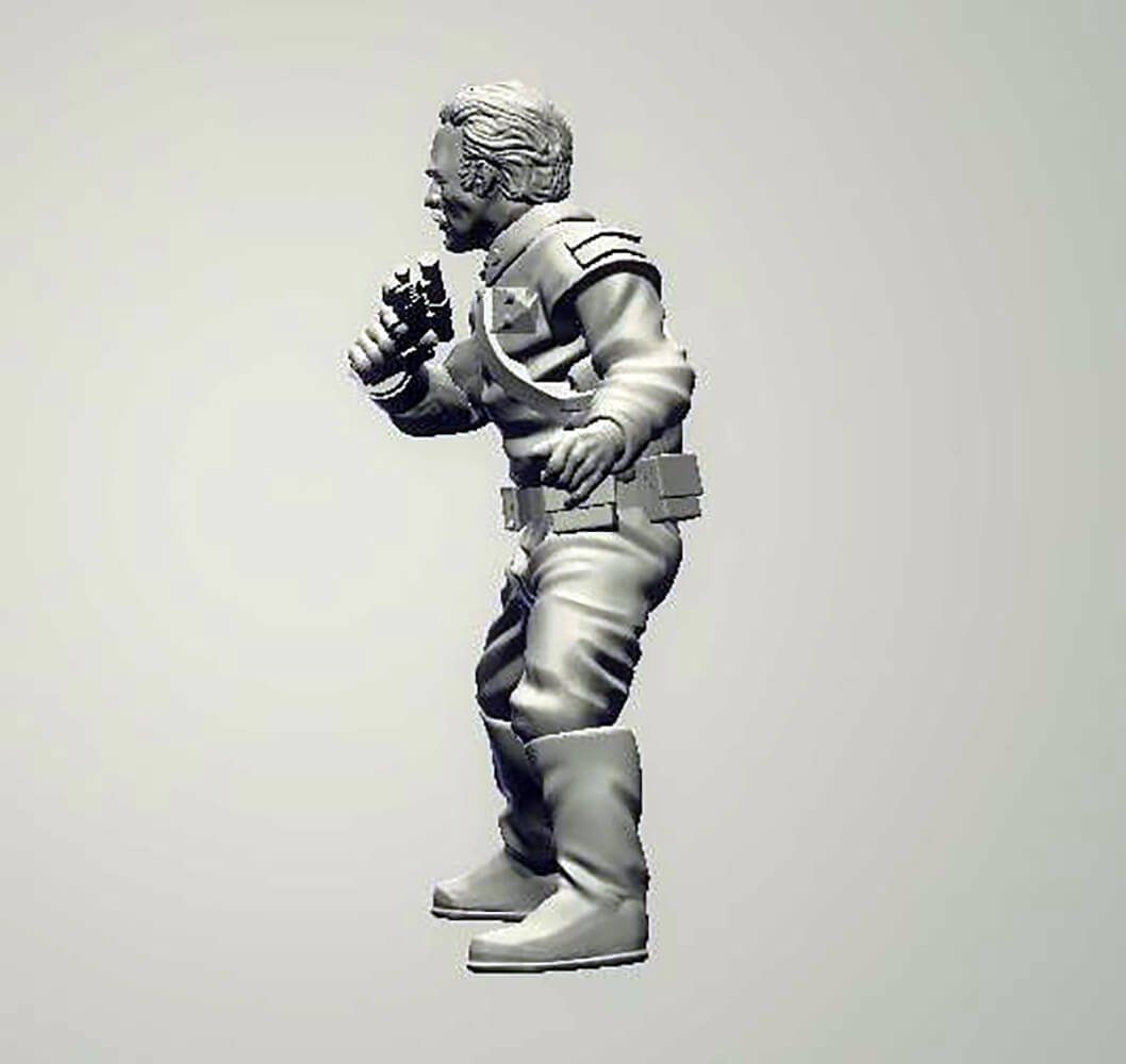 Insurgent Scoundrel Commander - 3D Print Model by 3DPrintingDesigner