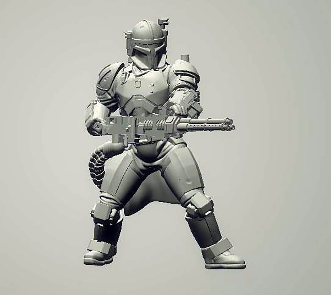 Iron Mando (IronMando) - 3D Model by 3DPrintingDesigner