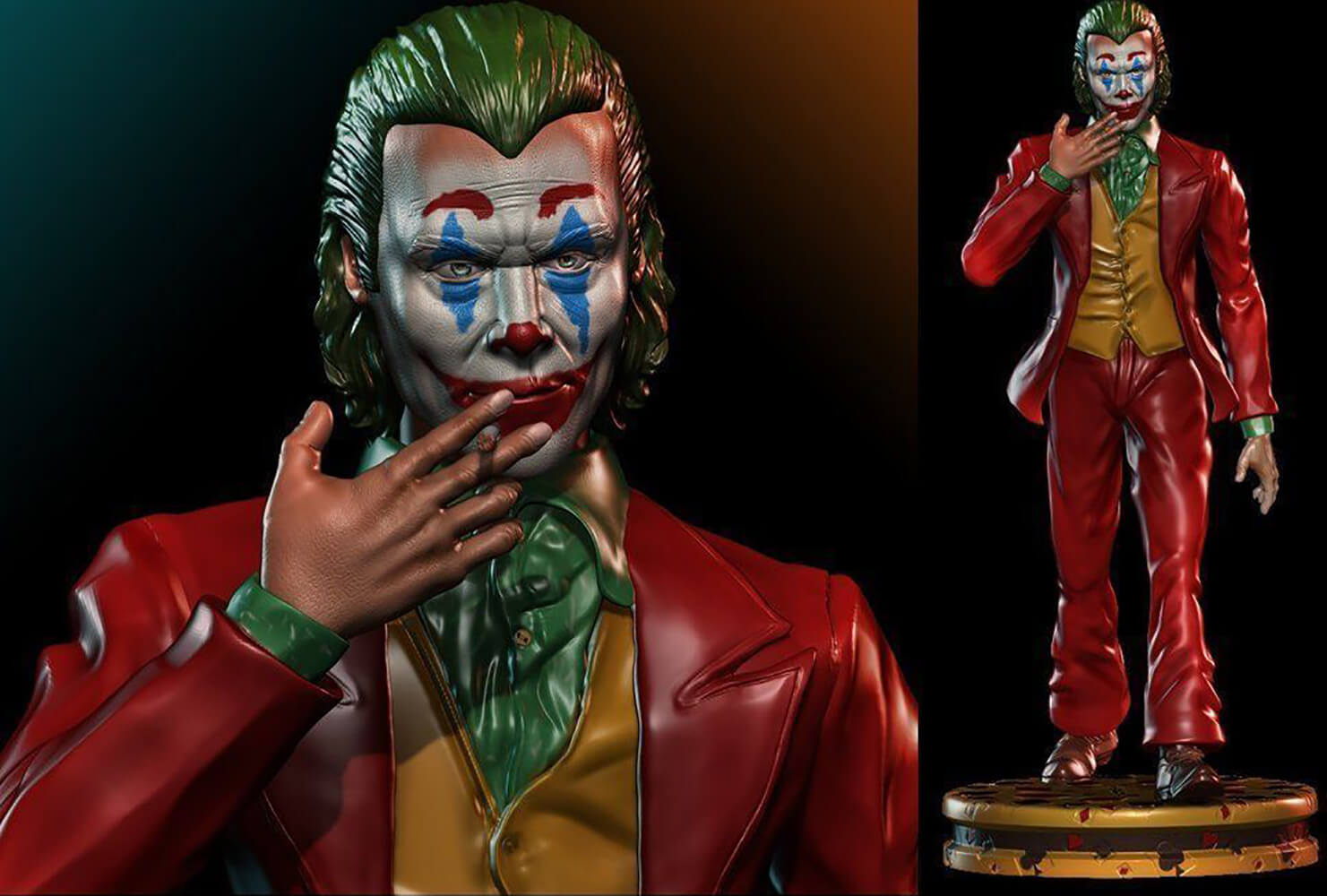 Joker Figure - 3D Print Model by 3DPrintingDesigner