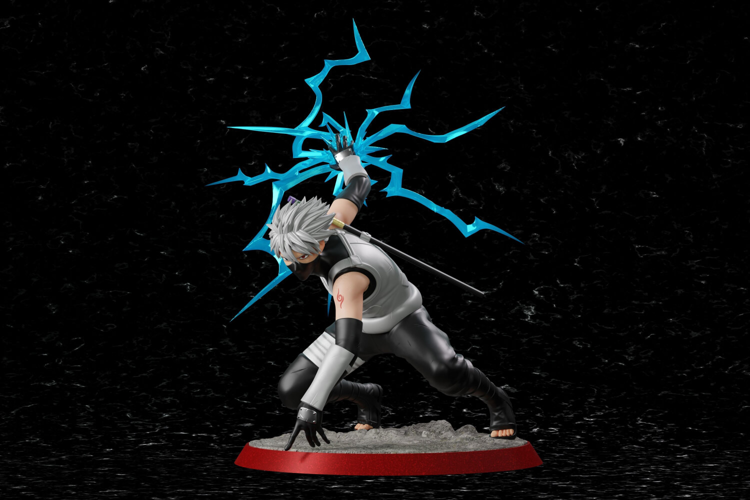 Kakashi Anbu - Naruto 3D Model by 3DPrintingDesigner