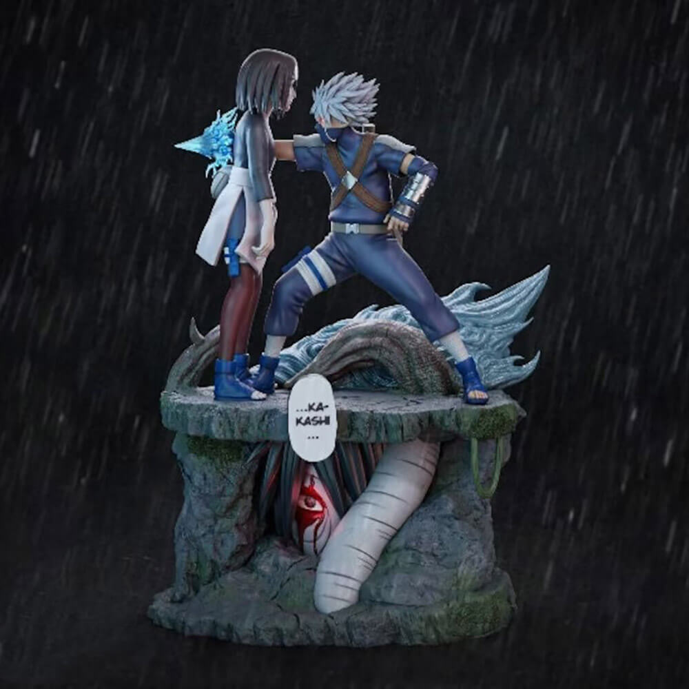 Kakashi Vs Rin - Naruto 3D Model by 3DPrintingDesigner