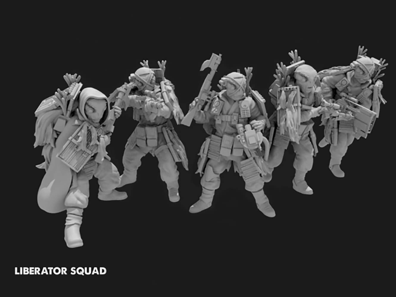 Liberator Squad - 3D Model by 3DPrintingDesigner