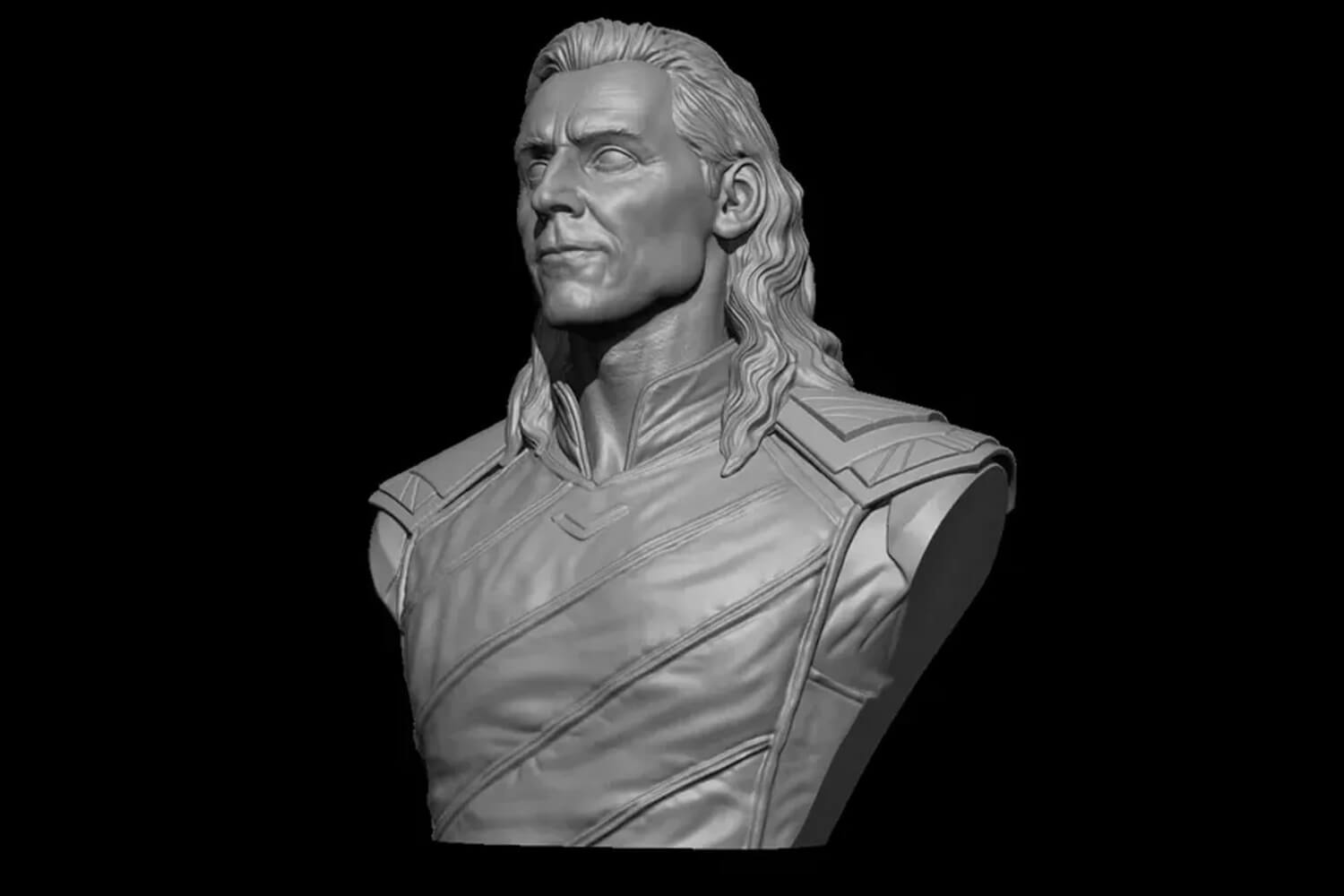 Loki Bust Statue - 3D Print Model by 3DPrintingDesigner