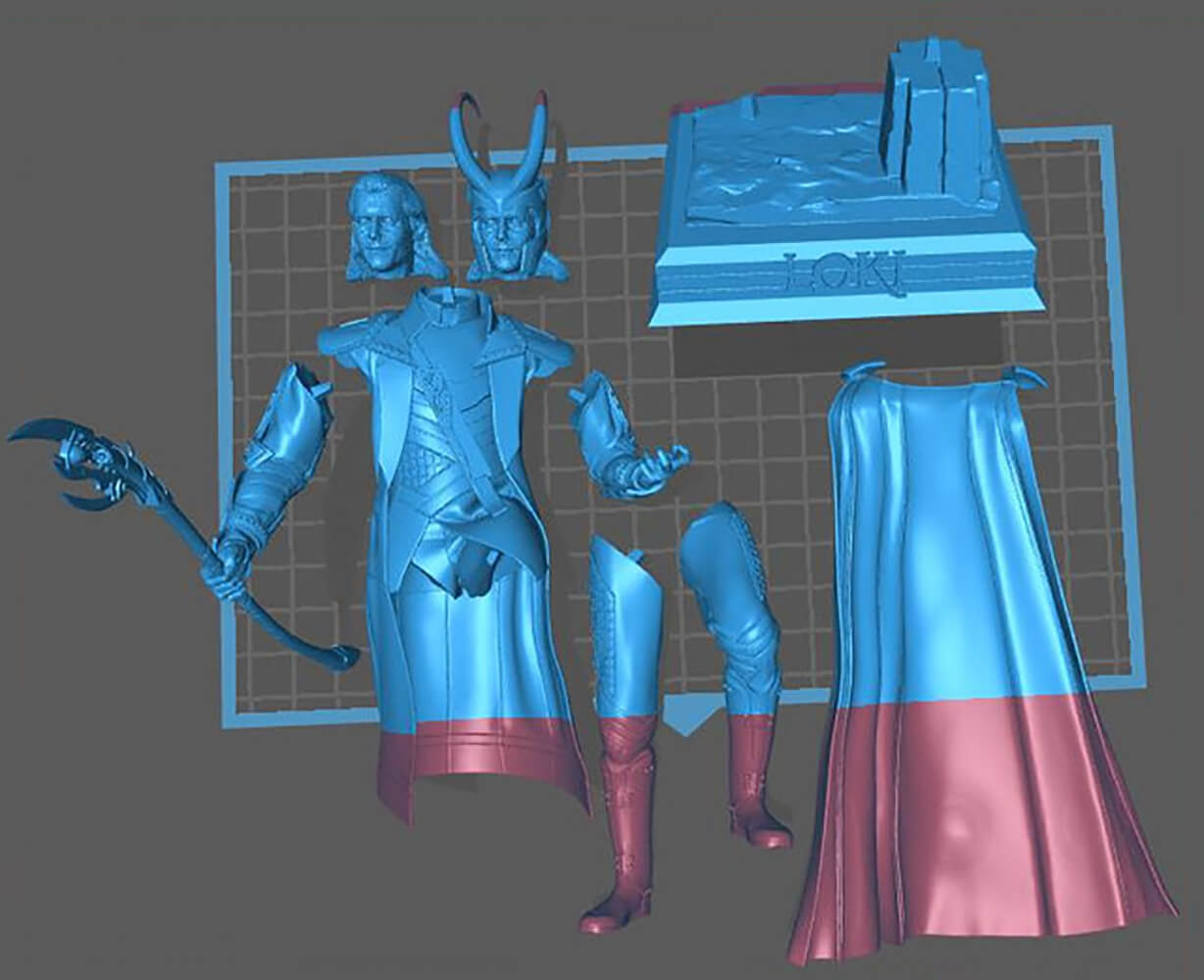 Loki Statues - 3D Model by 3DPrintingDesigner