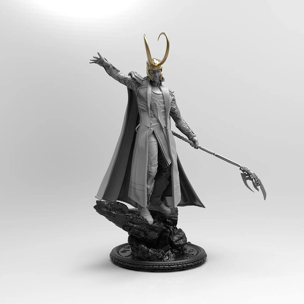 Loki Statues - 3D Model by 3DPrintingDesigner