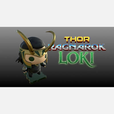 Loki Thor Ragnarok - 3D Model by 3DPrintingDesigner
