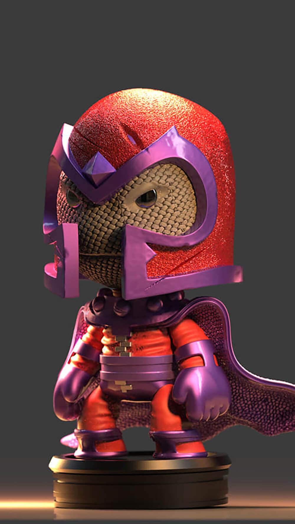 Magneto Chibi - 3D Model by 3DPrintingDesigner