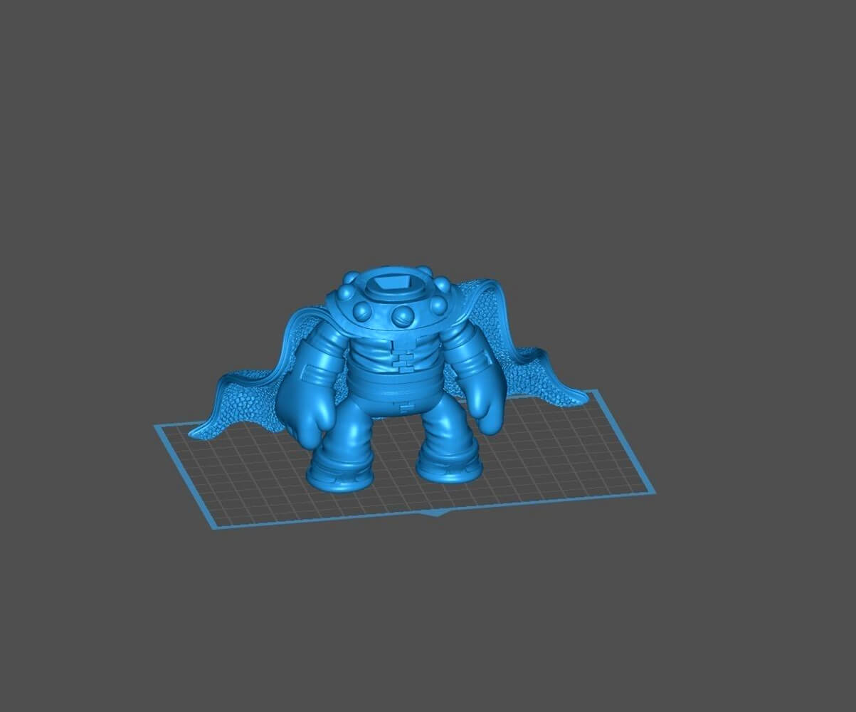 Magneto Chibi - 3D Model by 3DPrintingDesigner