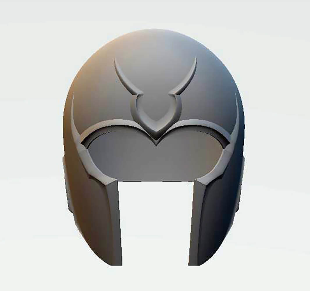Magneto Helmet - 3D Model by 3DPrintingDesigner