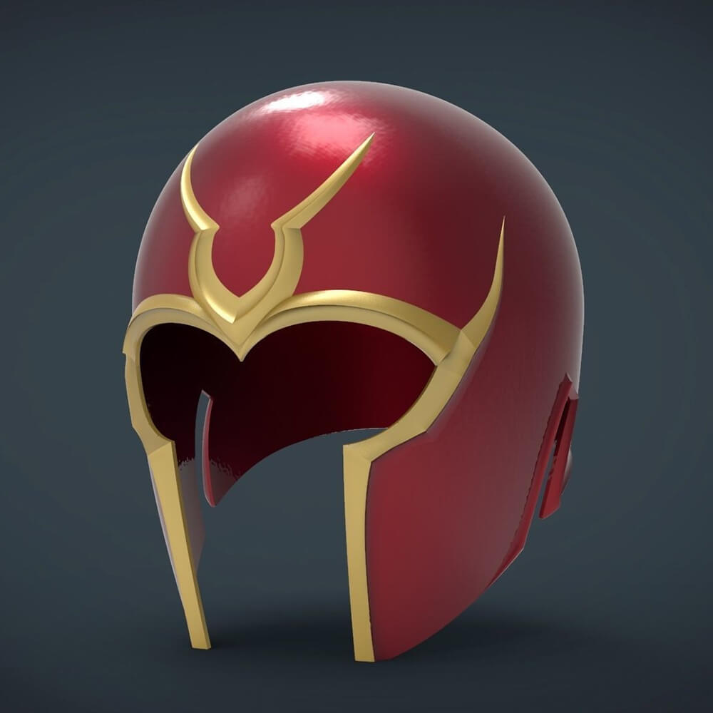 Magneto Helmet - 3D Model by 3DPrintingDesigner