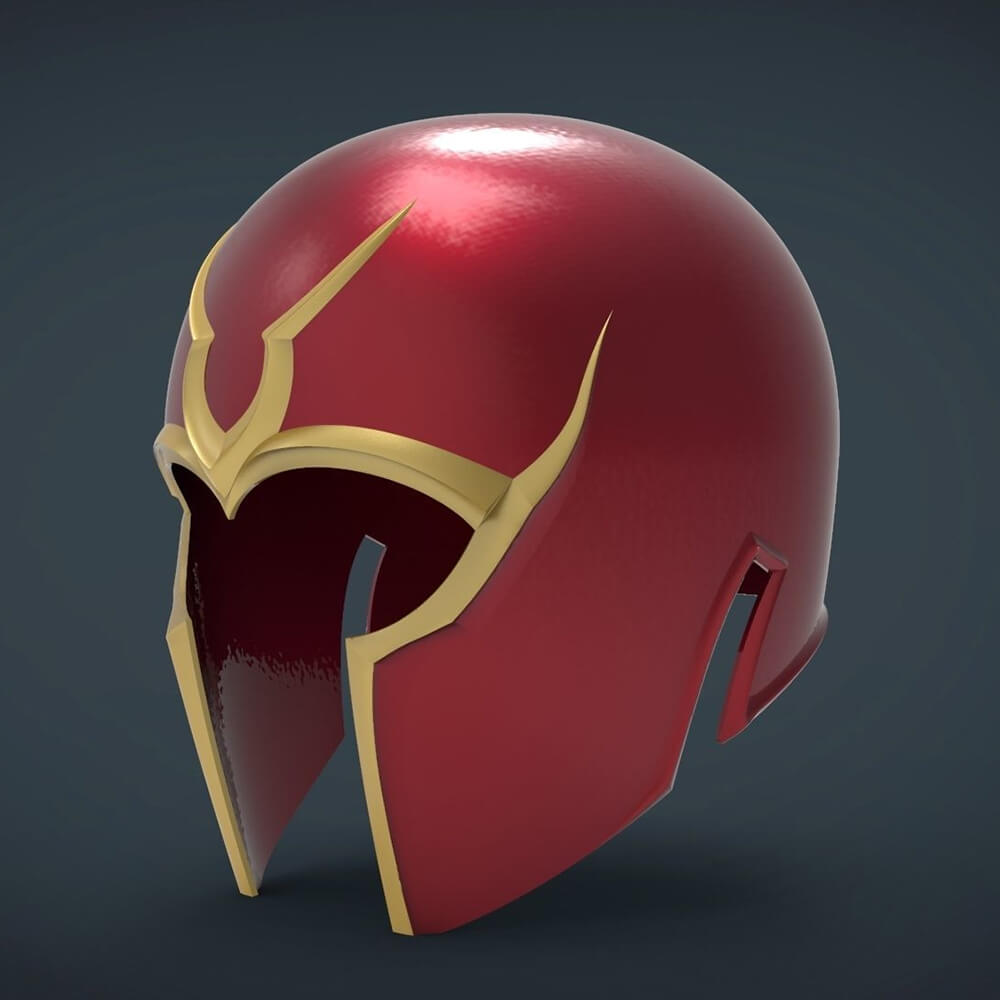 Magneto Helmet - 3D Model by 3DPrintingDesigner