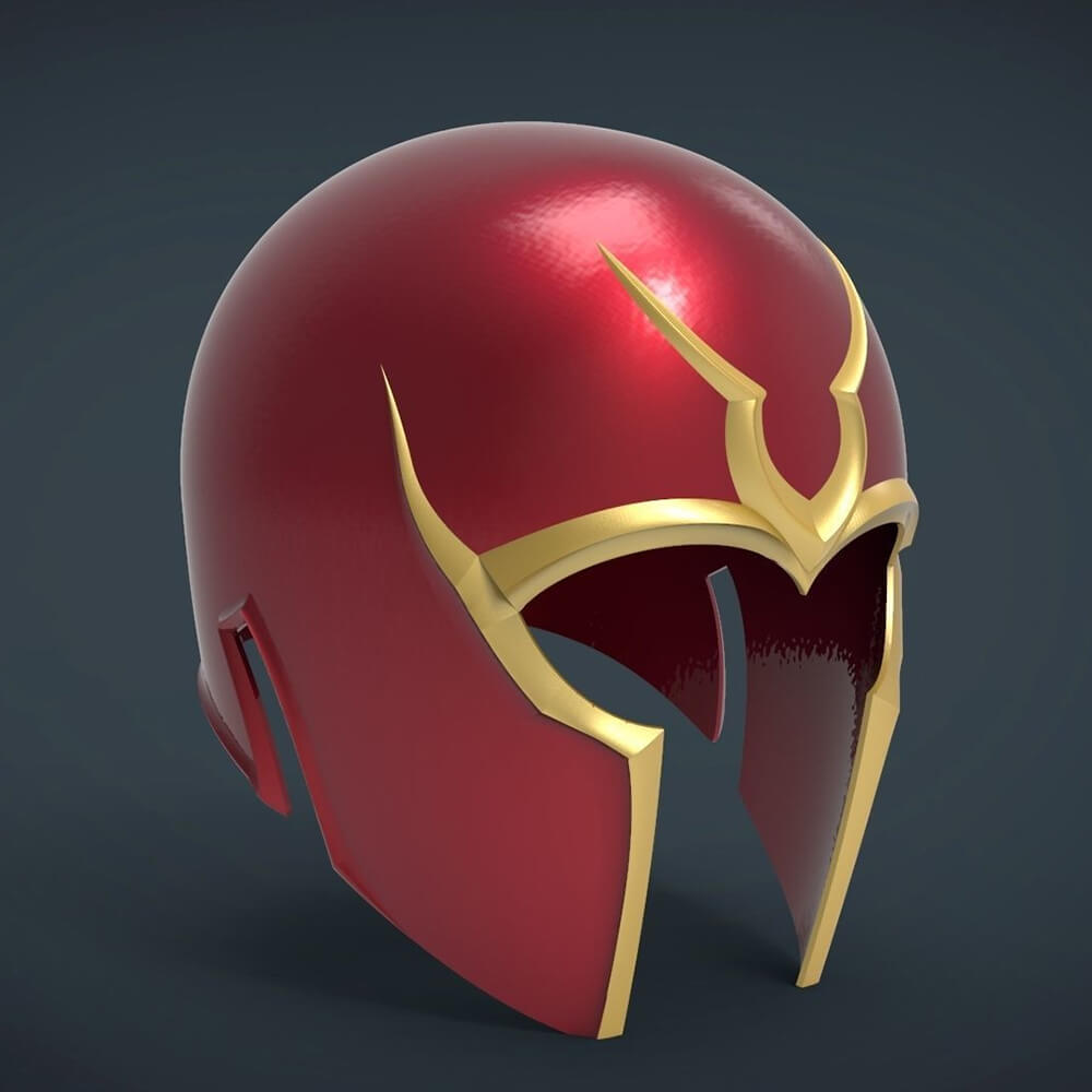 Magneto Helmet - 3D Model by 3DPrintingDesigner