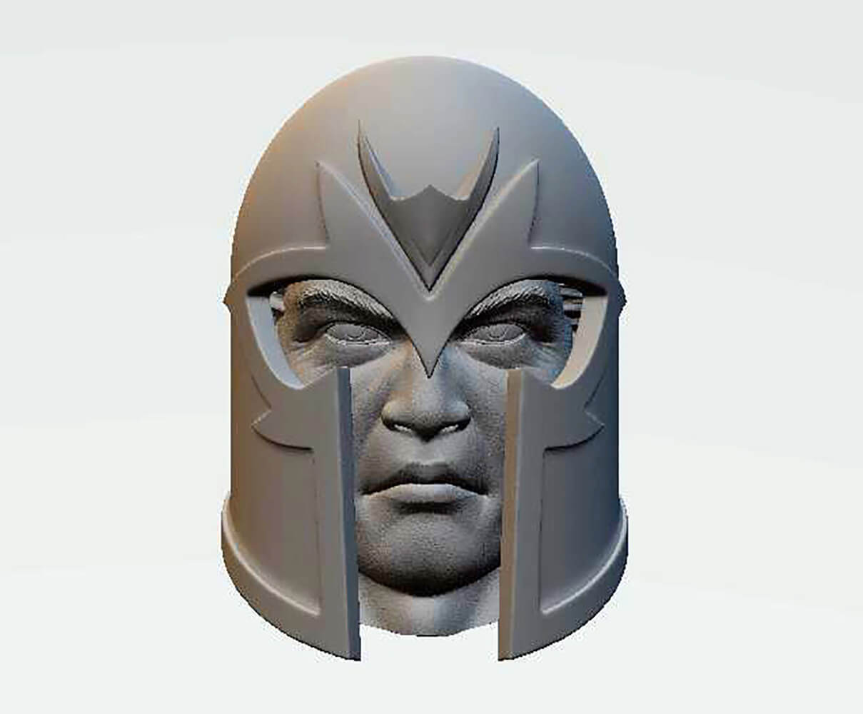 Magneto Statue - 3D Model by 3DPrintingDesigner
