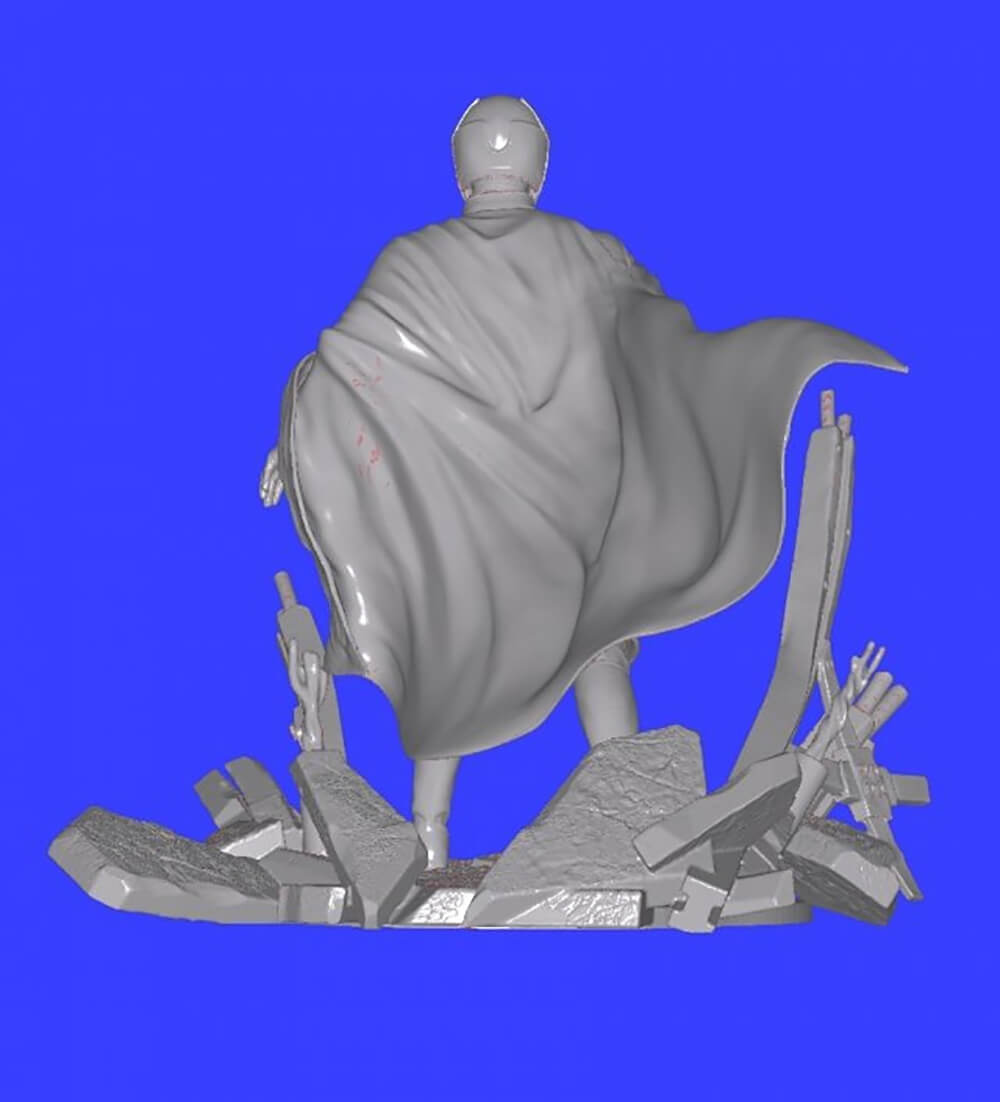 Magneto Statue - 3D Model by 3DPrintingDesigner