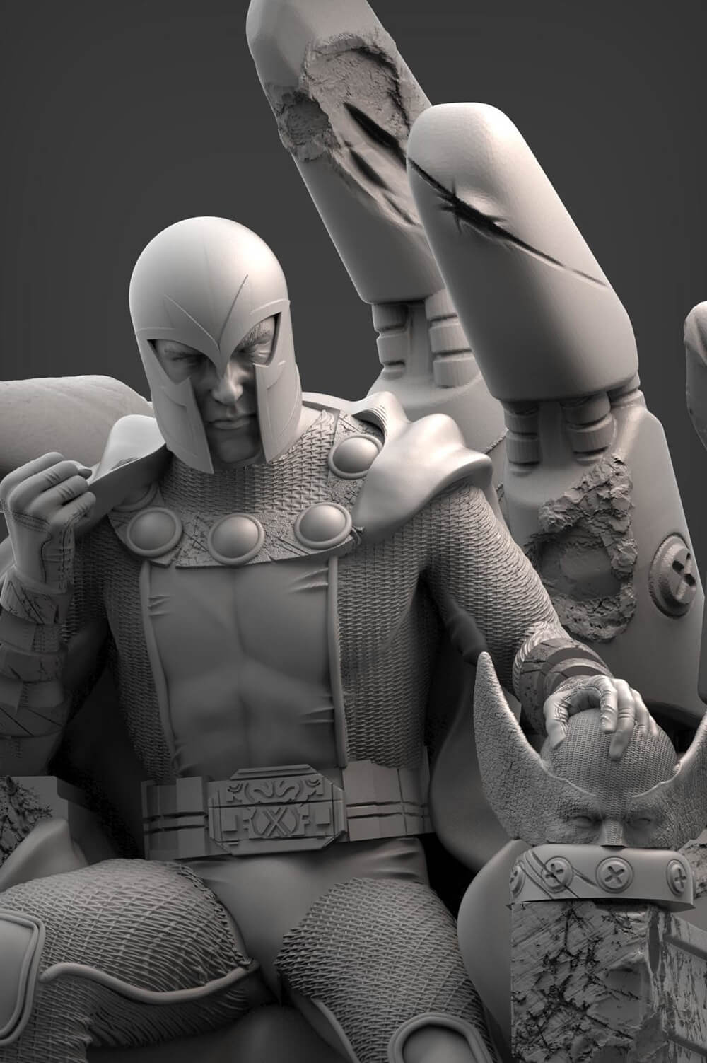 Magneto Throne - 3D Print Model by 3DPrintingDesigner