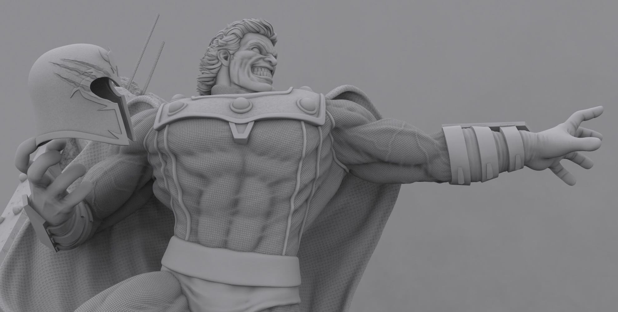 Magneto Vs Wolverine - 3D Print Model by 3DPrintingDesigner