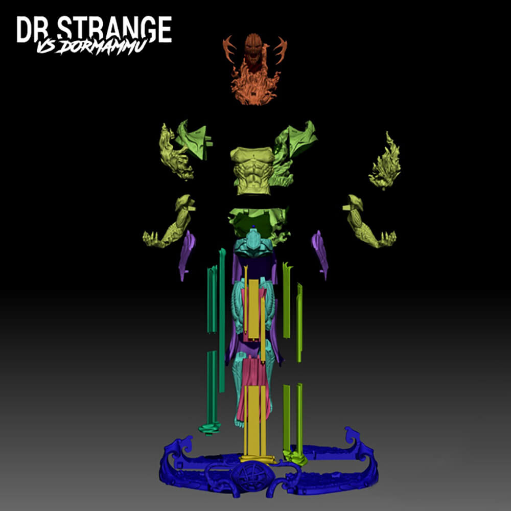 Marvel Dormammu - 3D Model by 3DPrintingDesigner