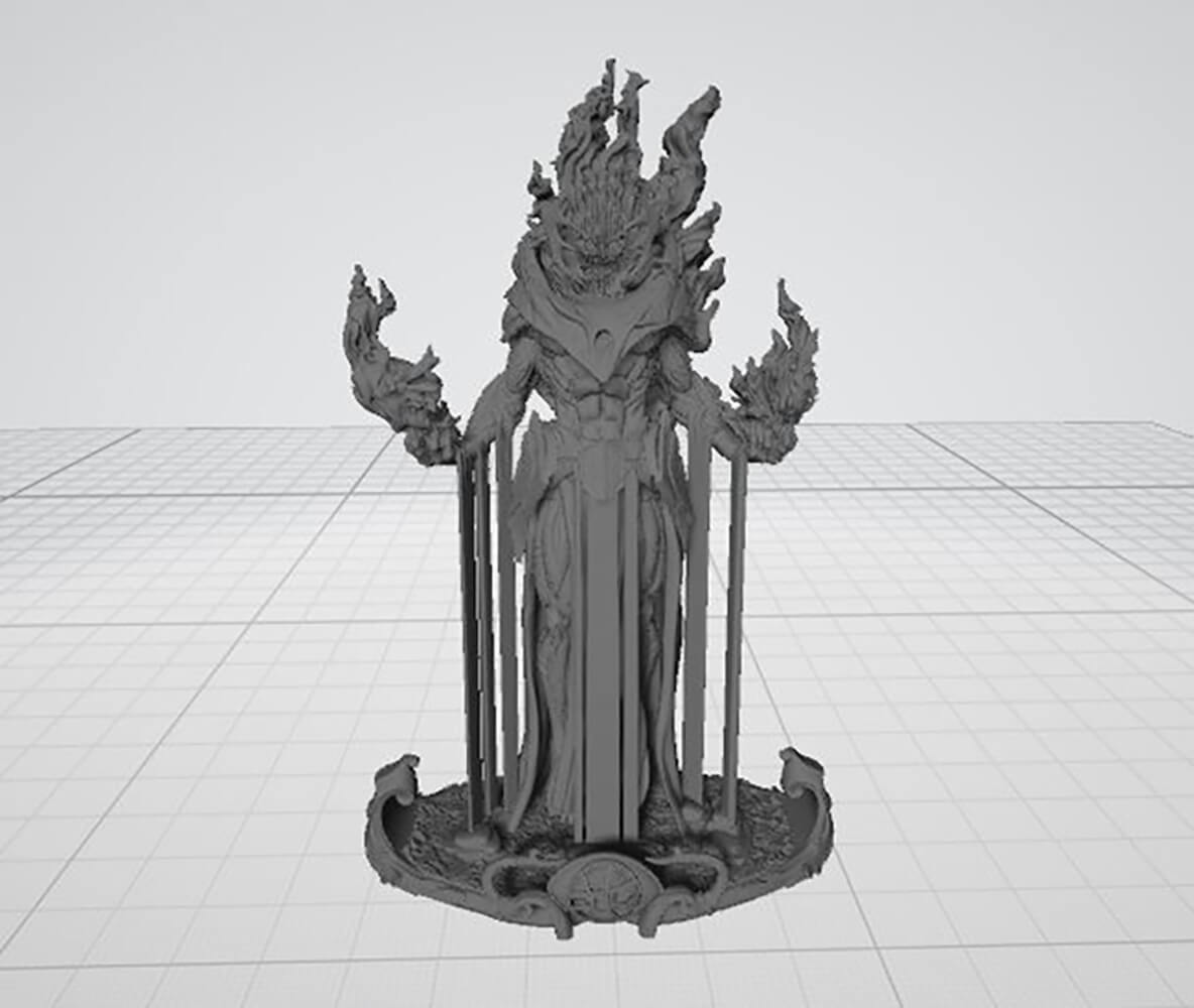 Marvel Dormammu - 3D Model by 3DPrintingDesigner