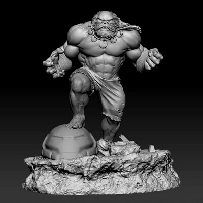 Master Hulk Statues - 3D Model by 3DPrintingDesigner