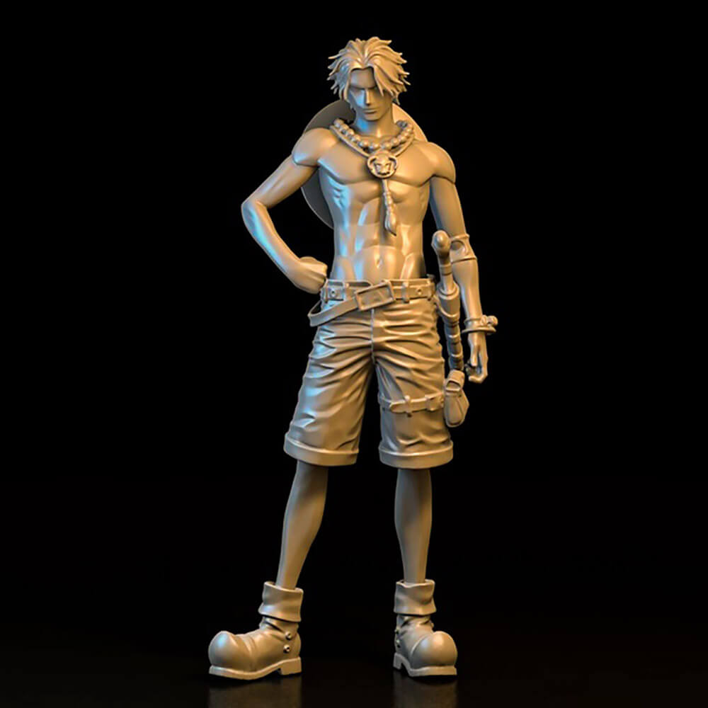 One Piece Ace - 3D Model by 3DPrintingDesigner
