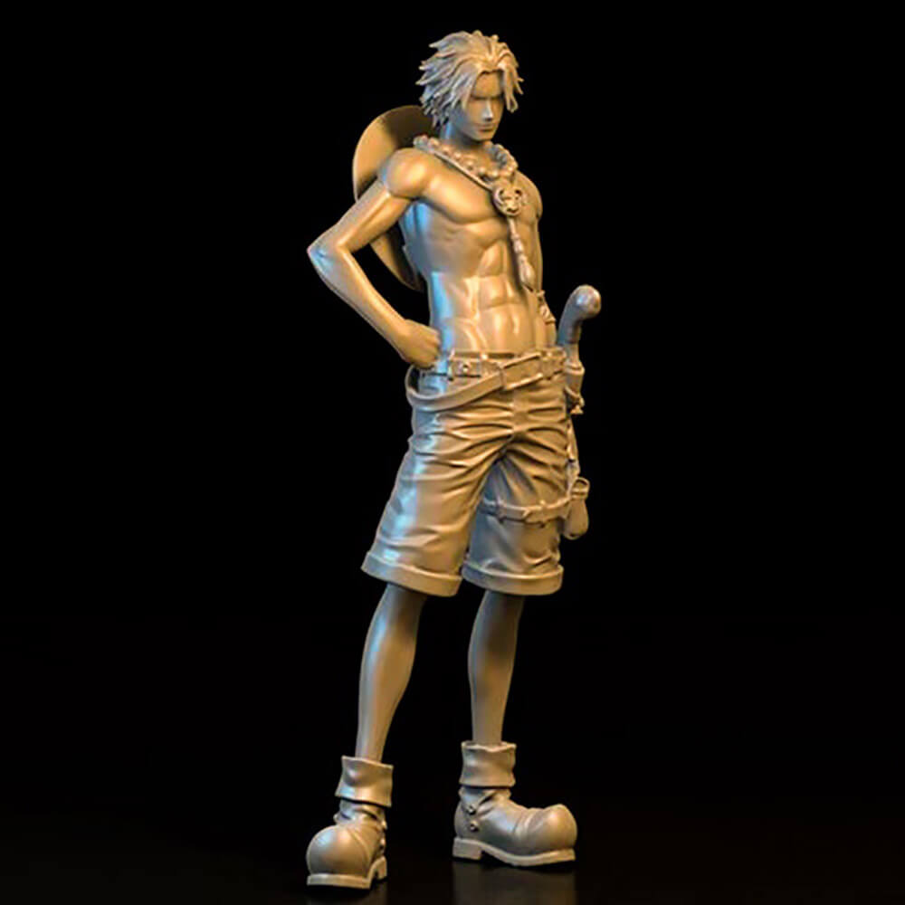 One Piece Ace - 3D Model by 3DPrintingDesigner