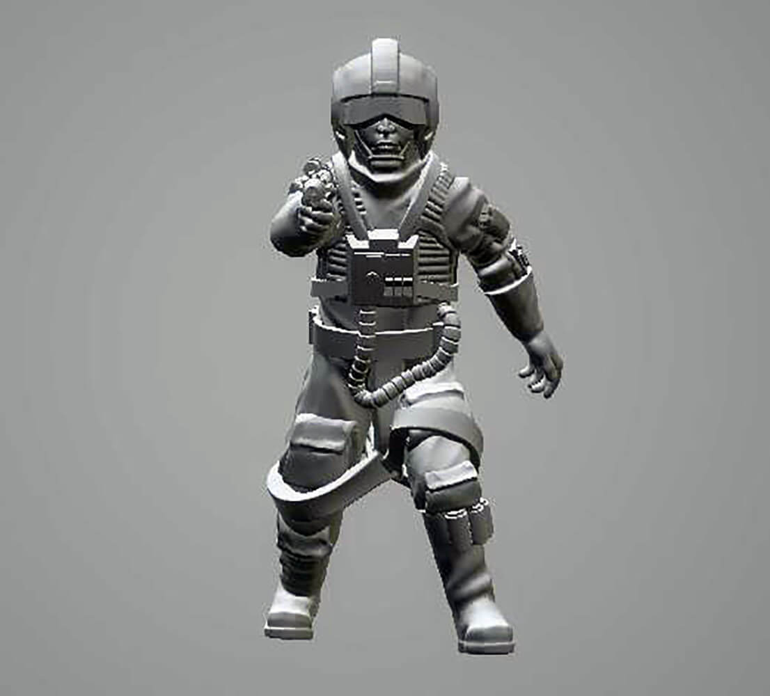 Pilot Miniatures - 3D Print Model by 3DPrintingDesigner