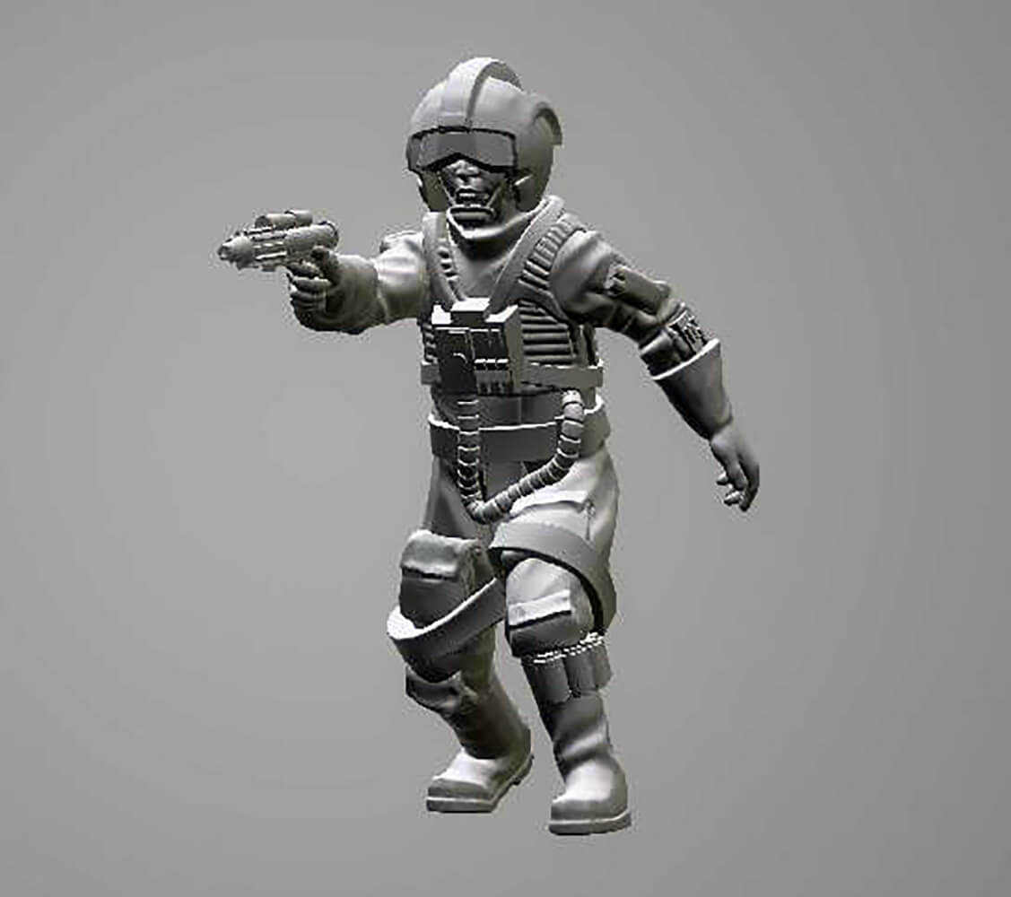 Pilot Miniatures - 3D Print Model by 3DPrintingDesigner