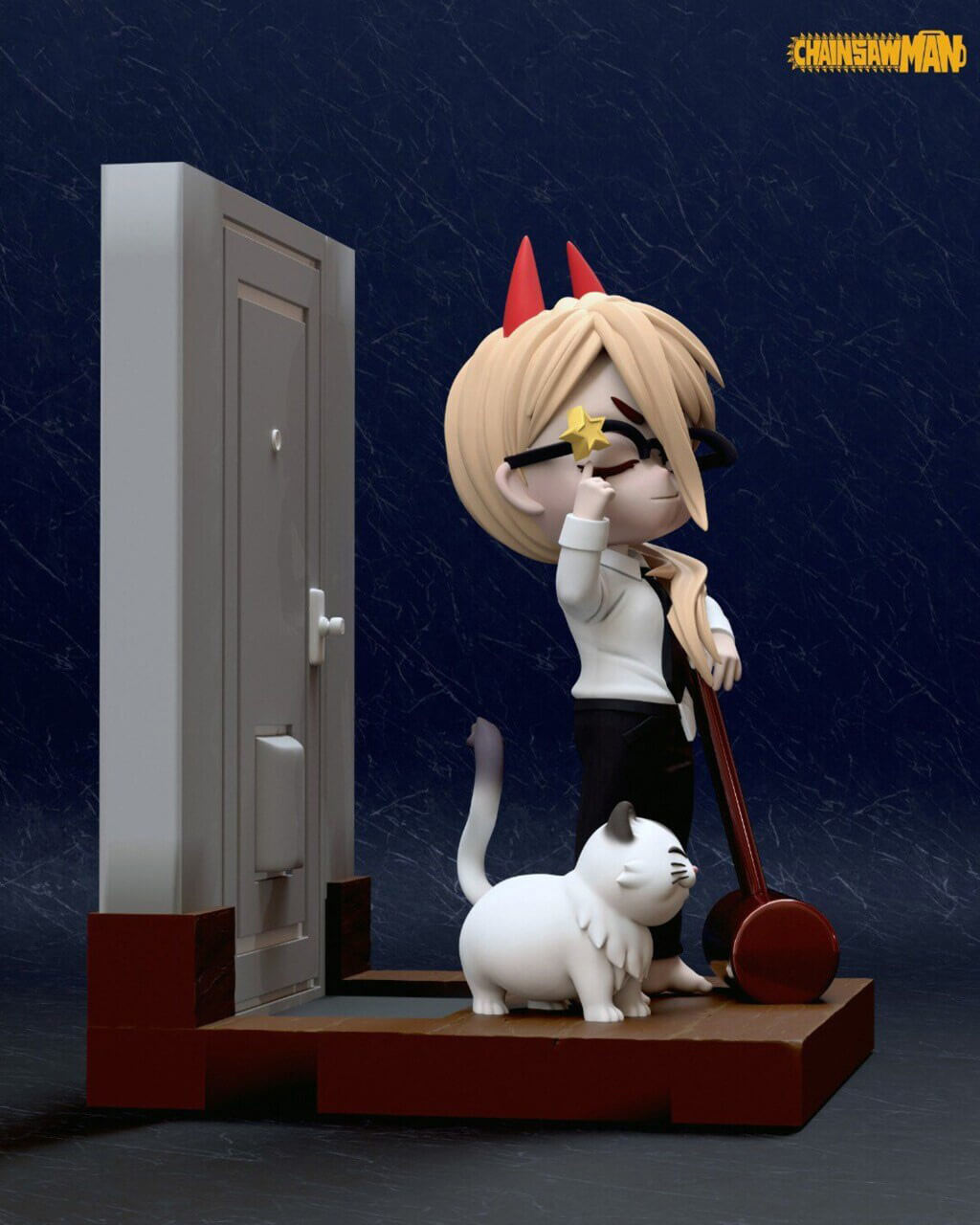 Power Chibi (Chainsaw Man) - 3D Model by 3DPrintingDesigner