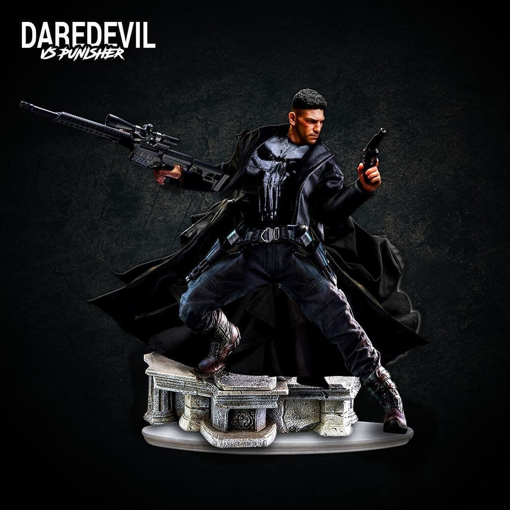 Punisher Statue - 3D Model by 3DPrintingDesigner