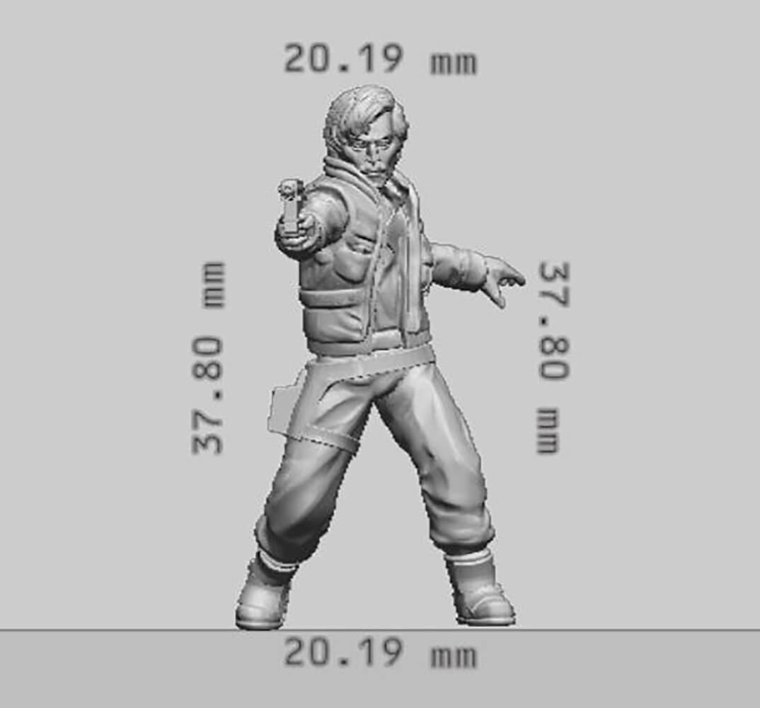 Rebel Captain - 3D Model by 3DPrintingDesigner