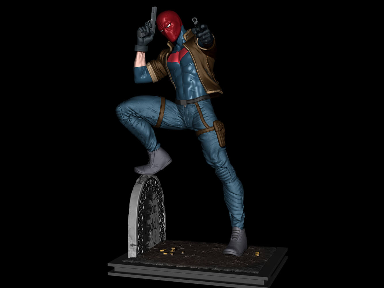 Red Hood Injustice - 3D Model by 3DPrintingDesigner