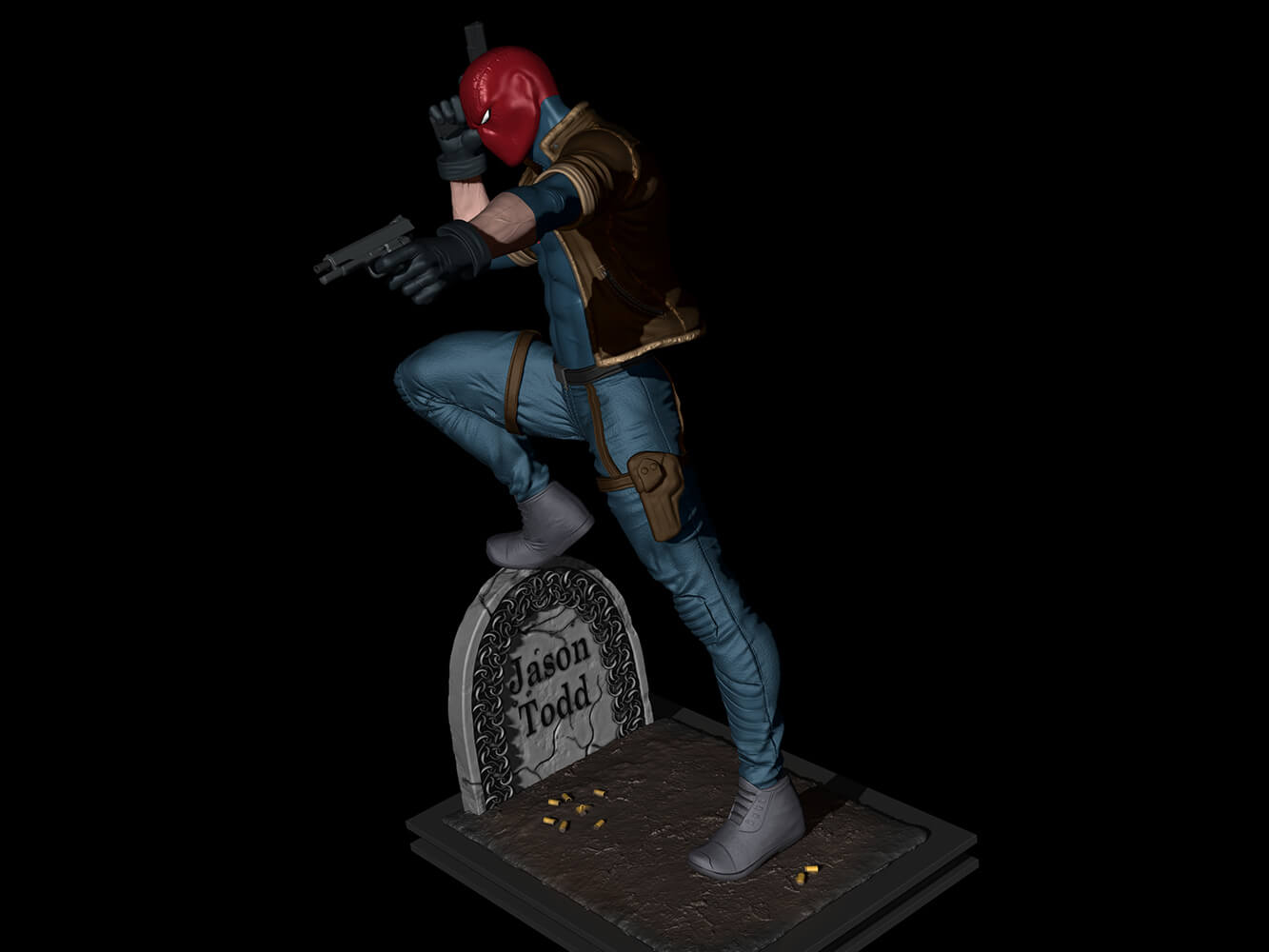 Red Hood Injustice - 3D Model by 3DPrintingDesigner