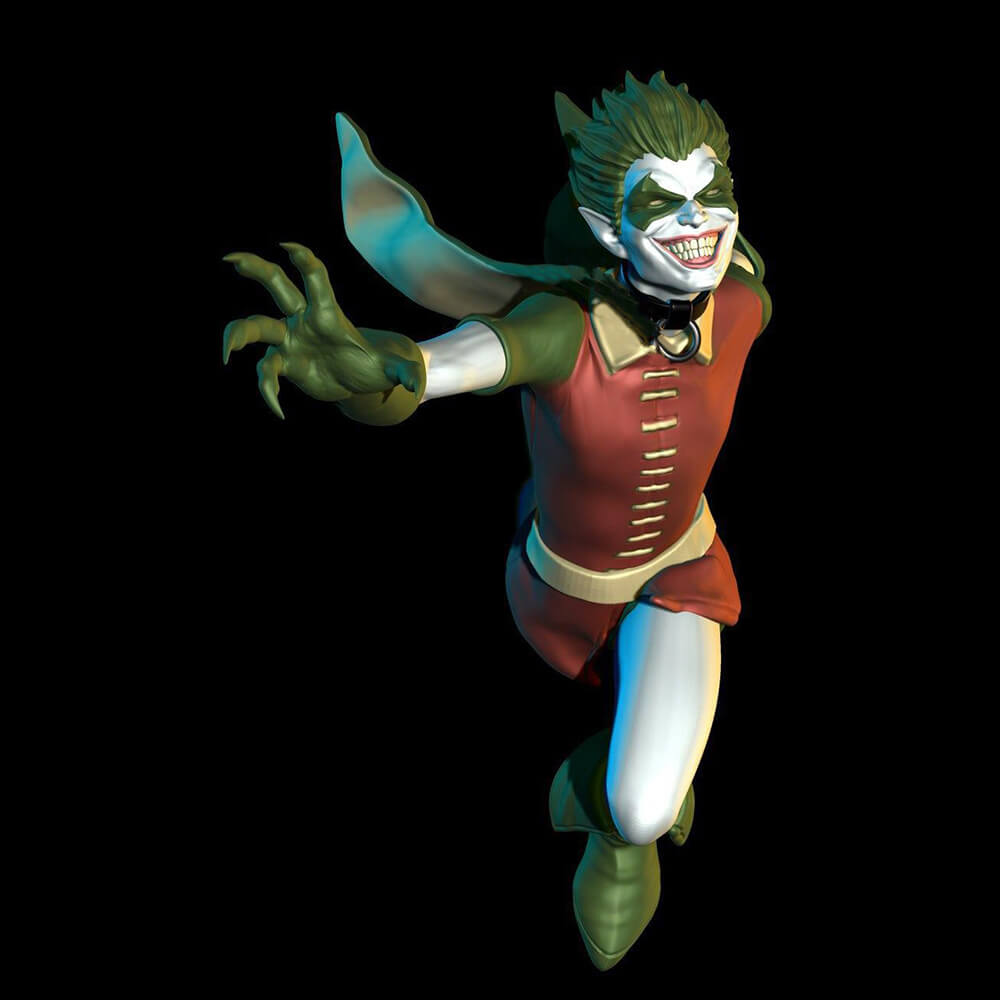 Robin Batman Who Laughs - 3D Print Model by 3DPrintingDesigner