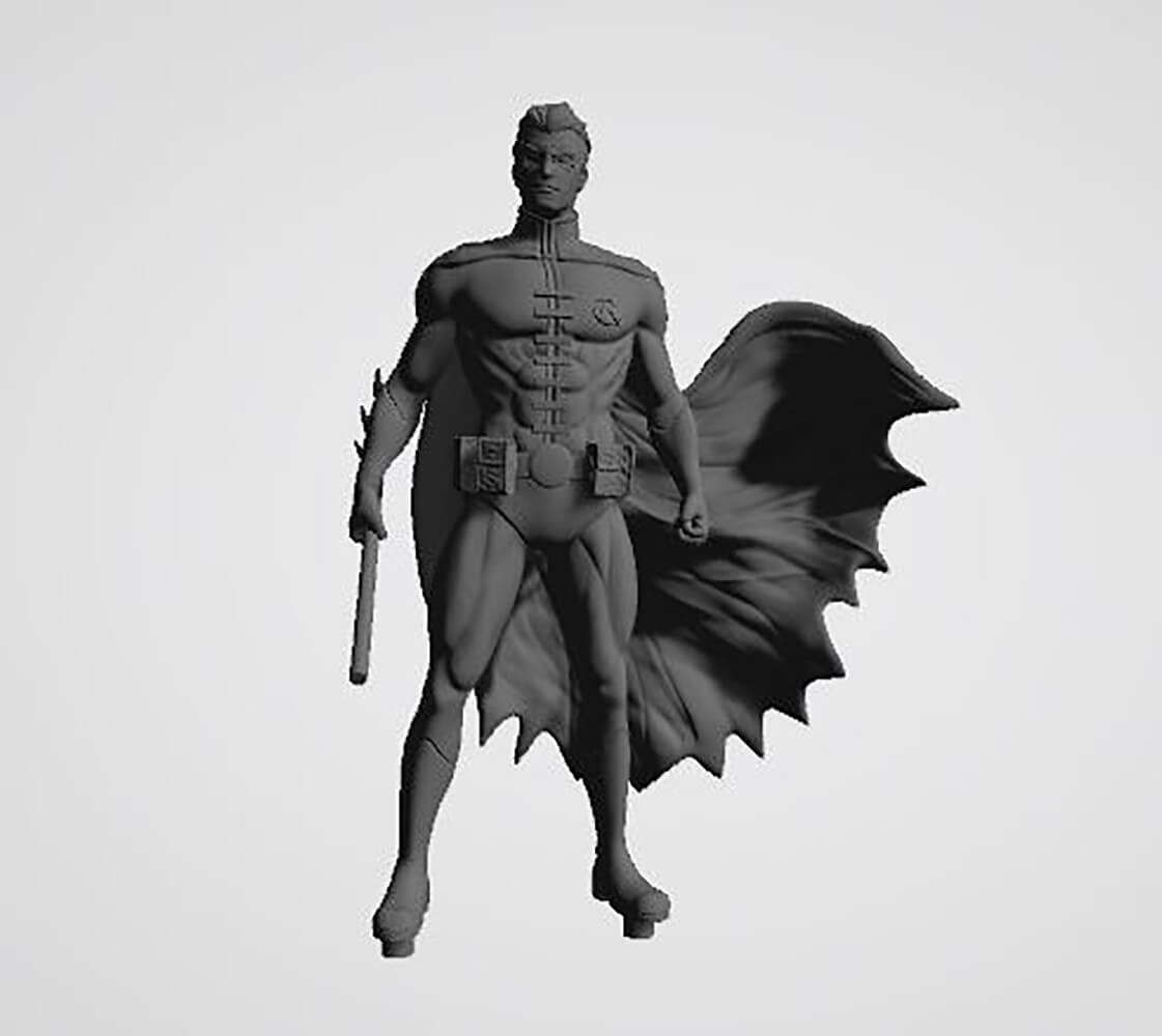 Robin Statues - 3D Print Model by 3DPrintingDesigner