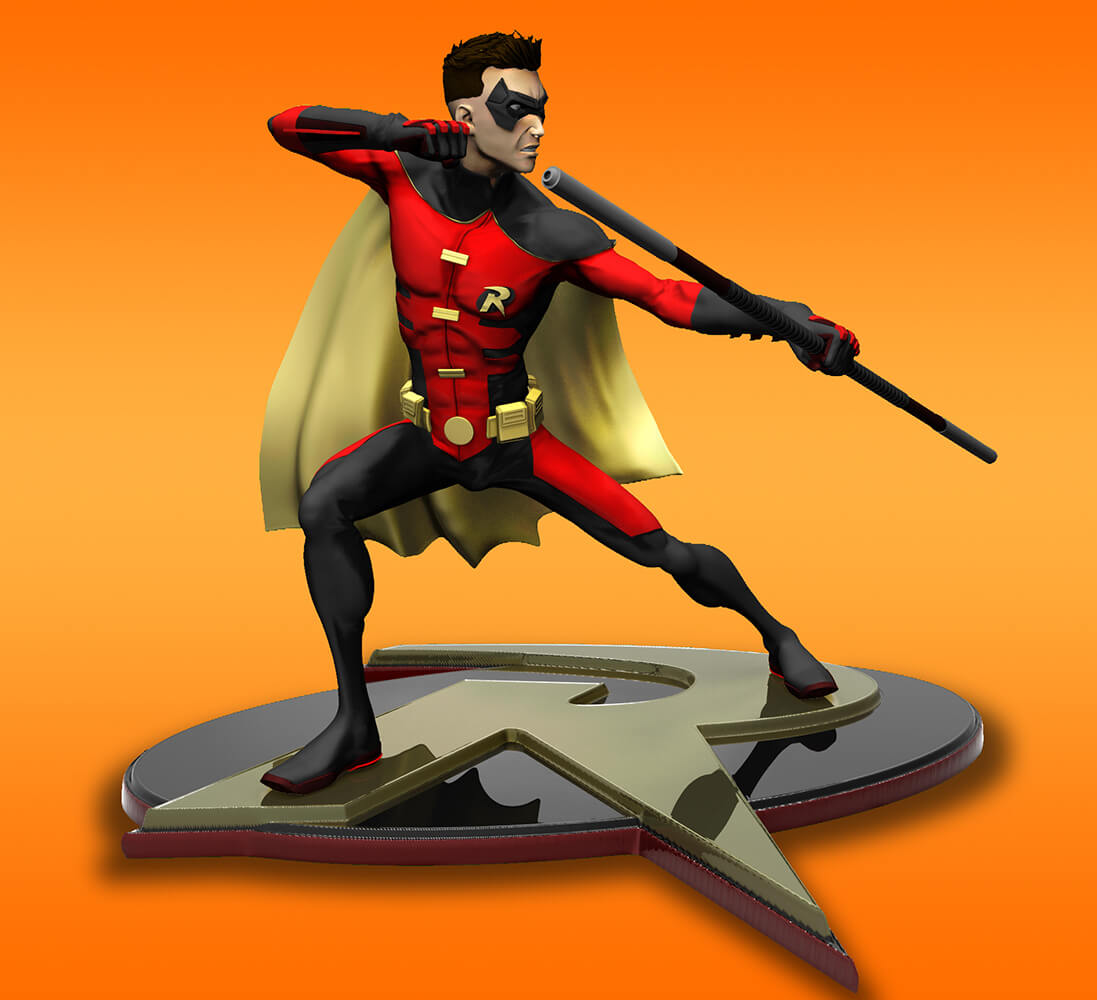 Robin Statues - 3D Model by 3DPrintingDesigner
