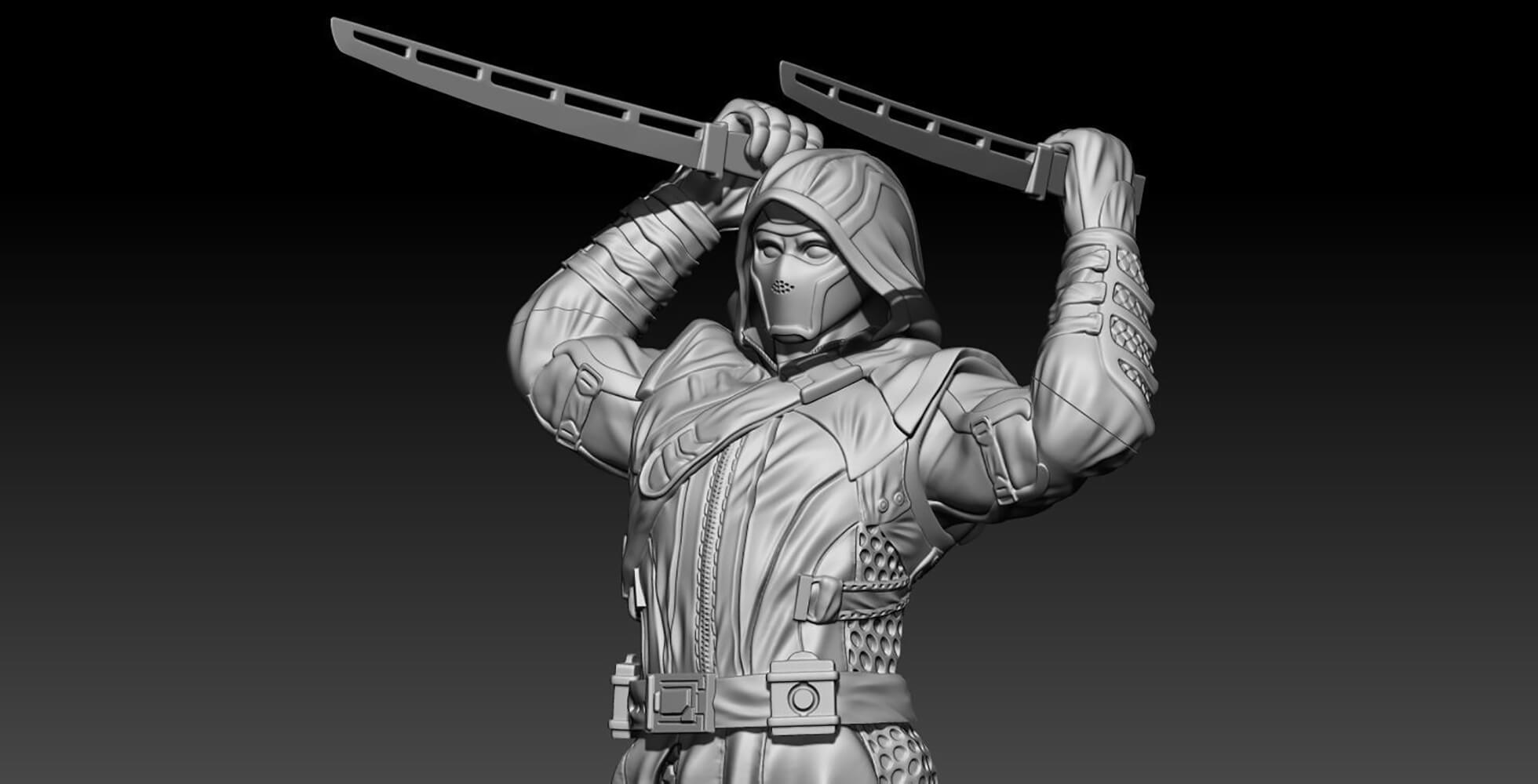 Ronin Marvel - 3D Print Model by 3DPrintingDesigner