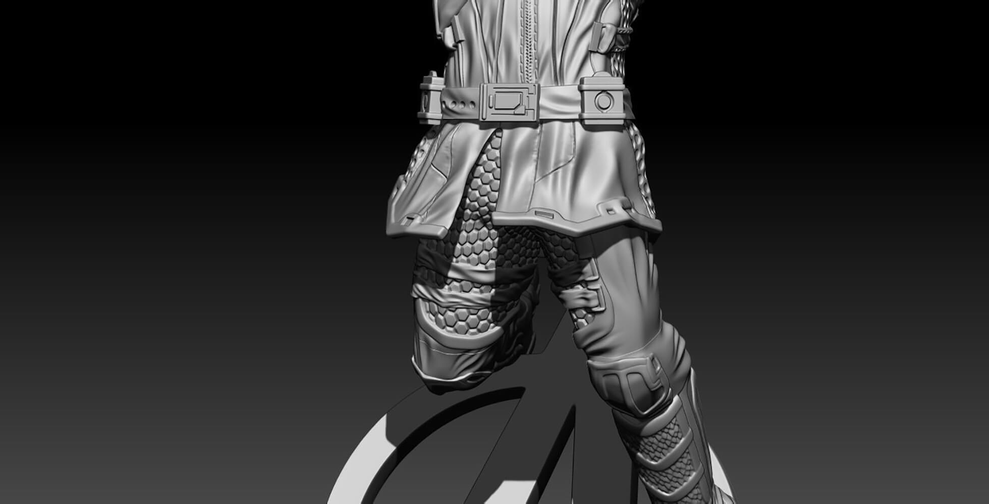 Ronin Marvel - 3D Print Model by 3DPrintingDesigner