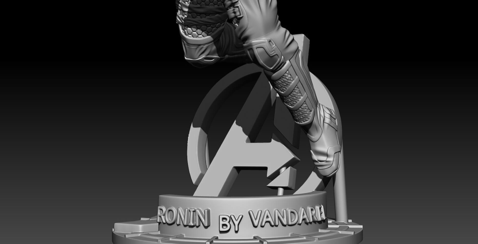 Ronin Marvel - 3D Print Model by 3DPrintingDesigner