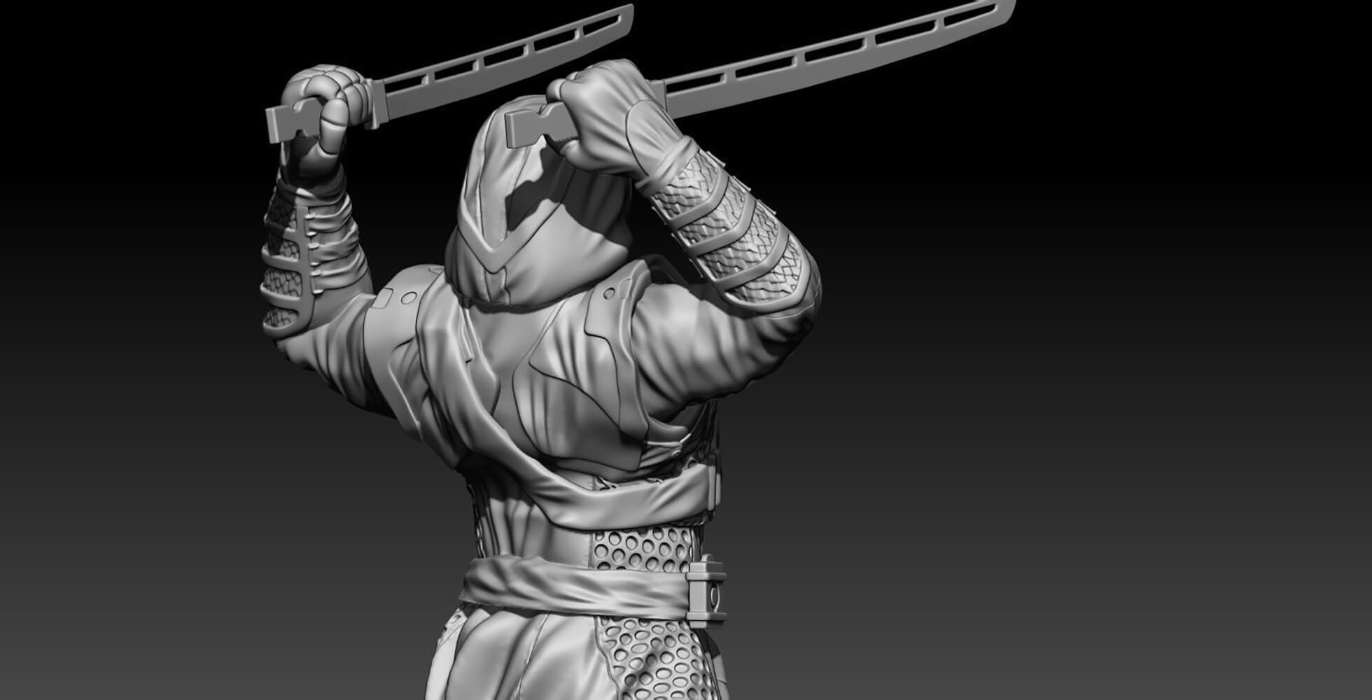 Ronin Marvel - 3D Print Model by 3DPrintingDesigner