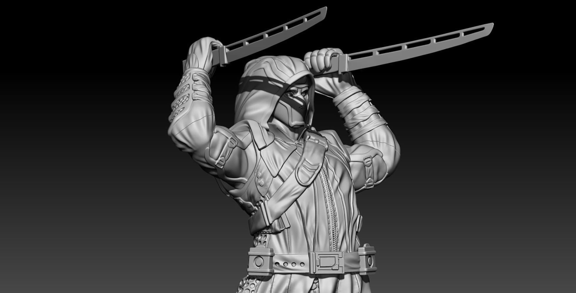 Ronin Marvel - 3D Print Model by 3DPrintingDesigner
