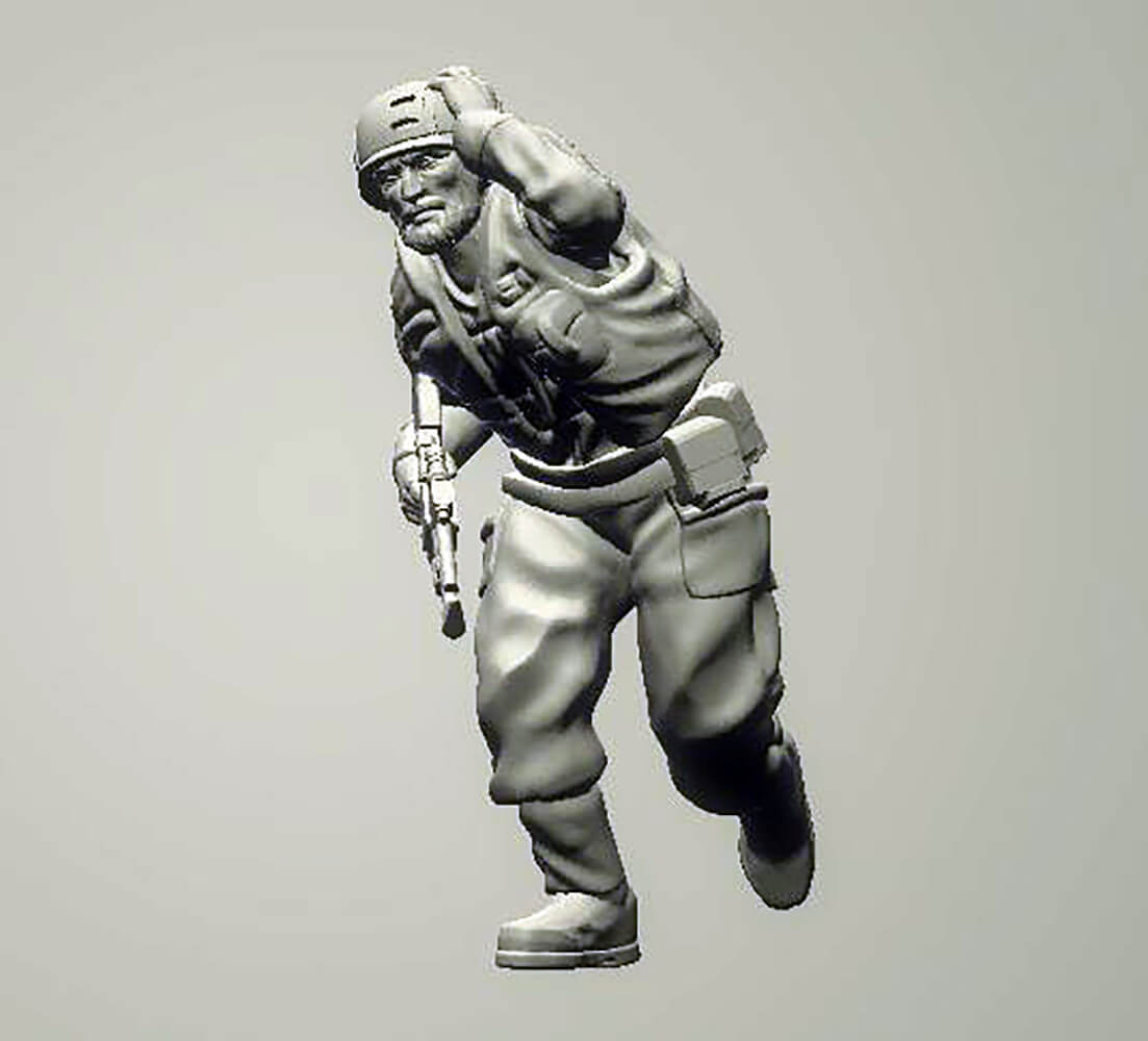 Running Trooper - 3D Print Model by 3DPrintingDesigner