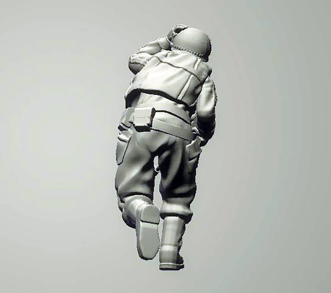 Running Trooper - 3D Print Model by 3DPrintingDesigner